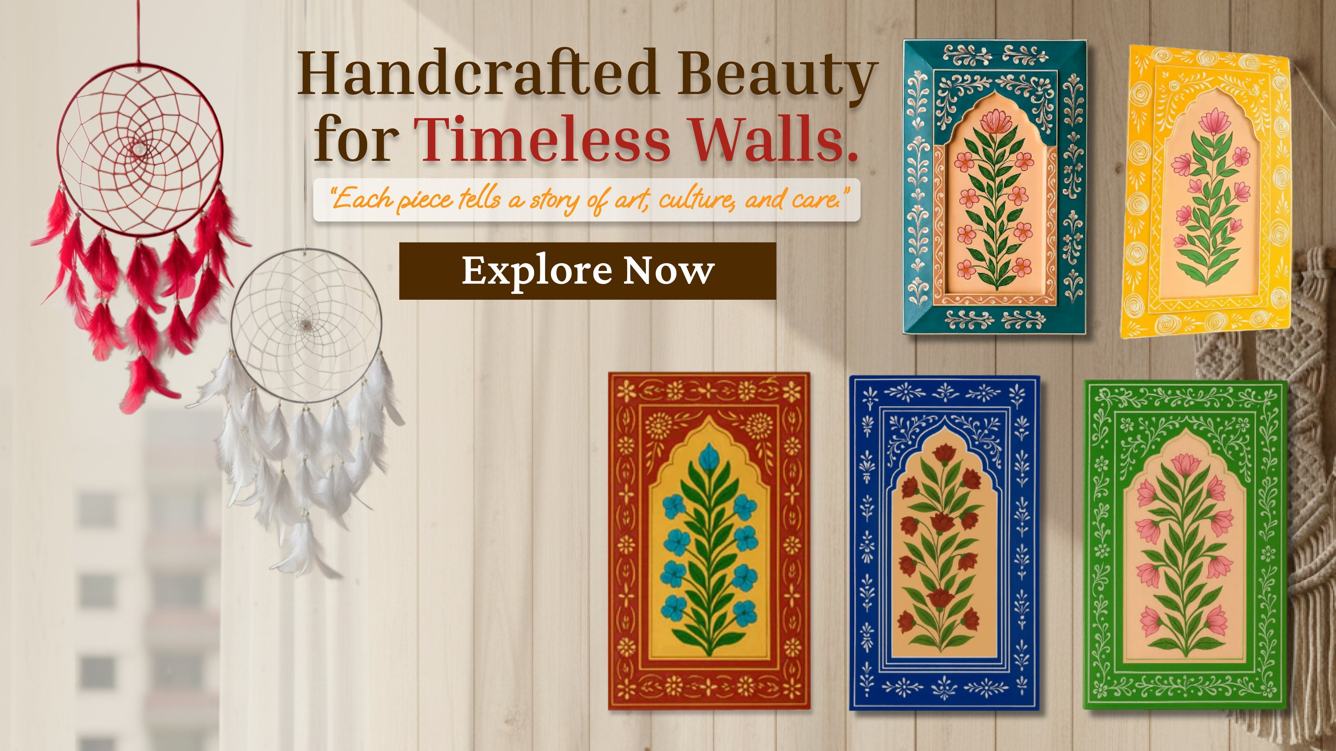 Handcrafted Beauty for Timeless Walls – Sanvi and Craft